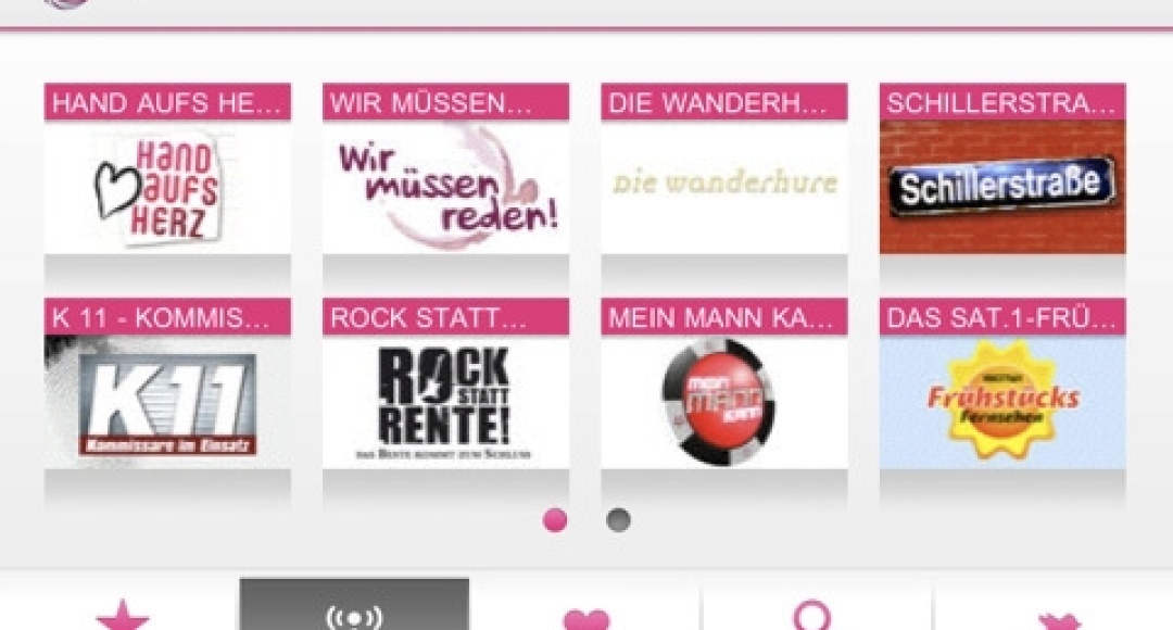 Sat.1 zieht mit Smartphone-App nach