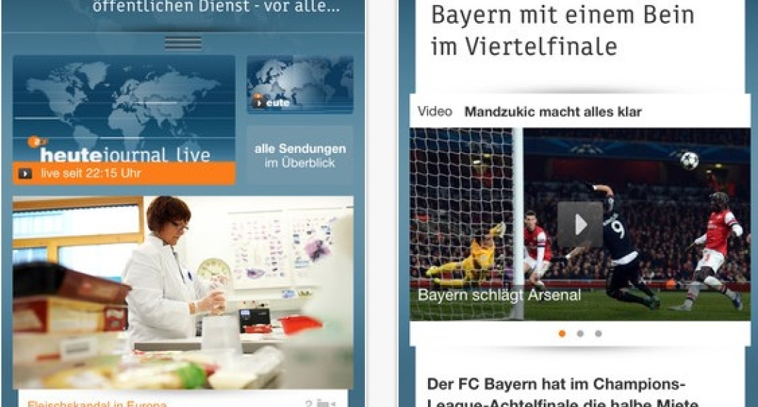 BDVZ kritisiert "heute"-App als zu textlastig