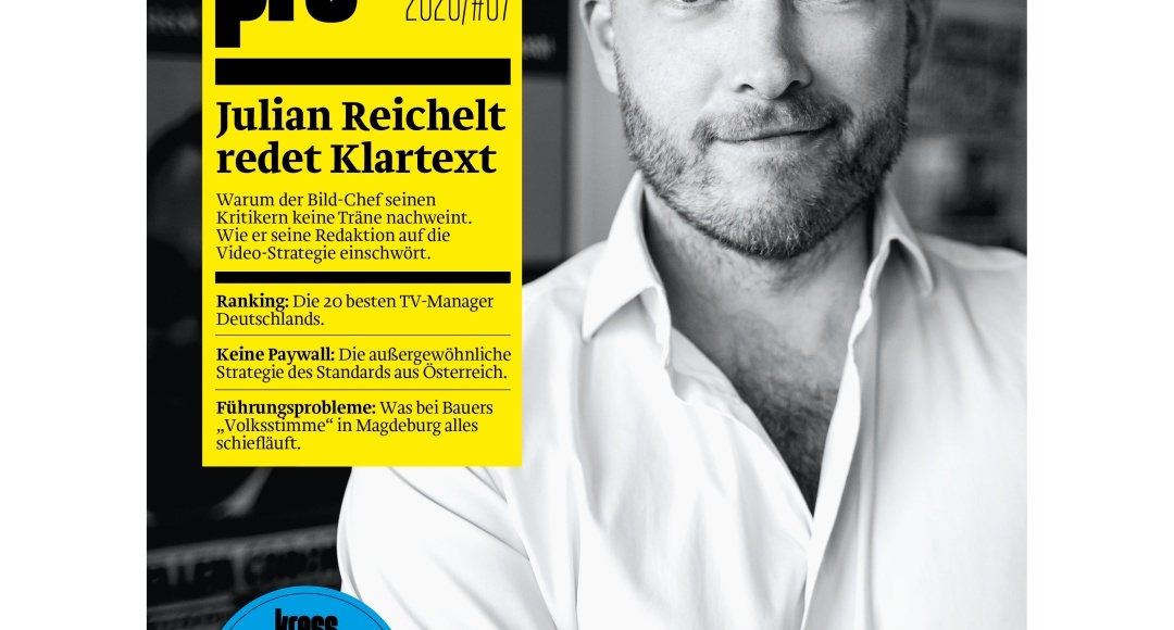 Noten für Bild-Chefredakteur Julian Reichelt: Das kress pro-Zeugnis
